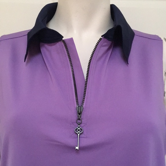 Belyn Key | Tops | Belyn Key Golftennispickleball Zip Polo S Nwt | Poshmark